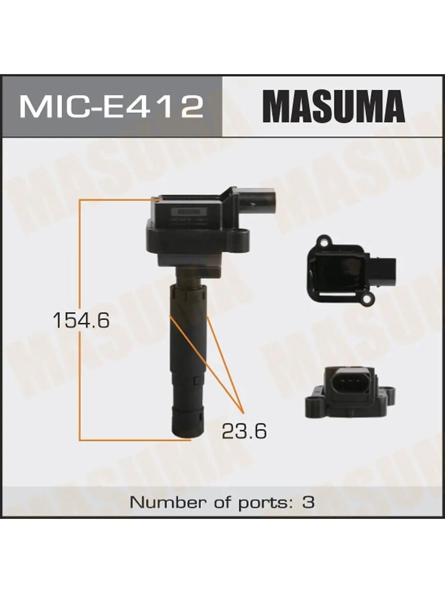 Катушка зажигания для а/м Mercedes C (W203) 02-, E (W211), арт. MICE412