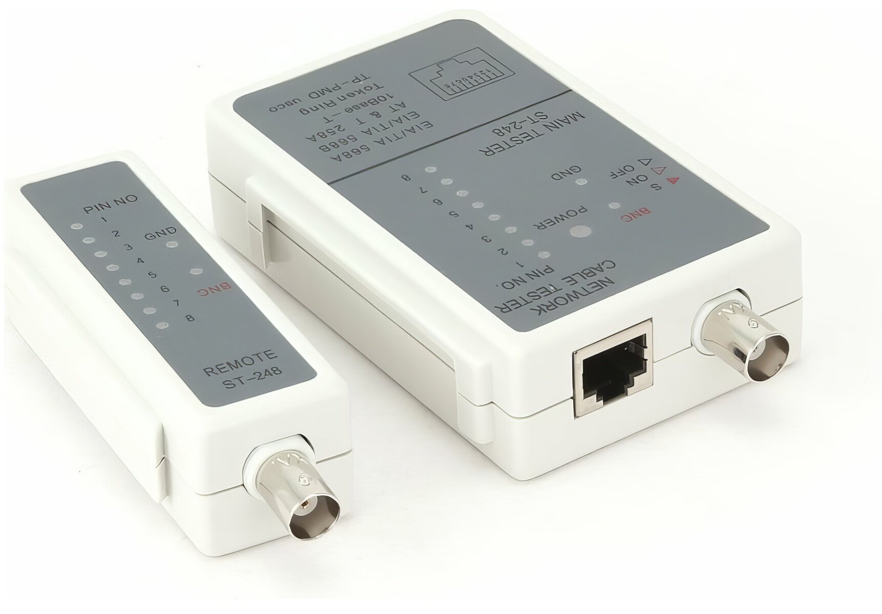 Тестер Cablexpert LAN для RJ-45, RG-58 NCT-1