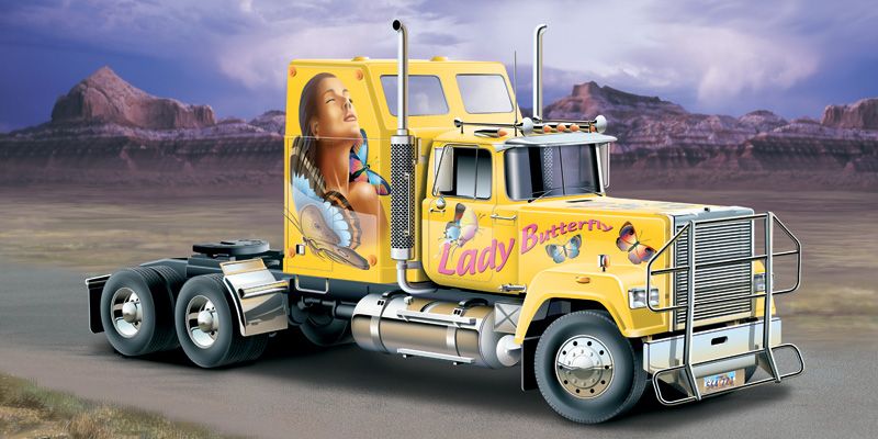Сборная модель Italeri Автомобиль Mack American Superliner Truck, 3820