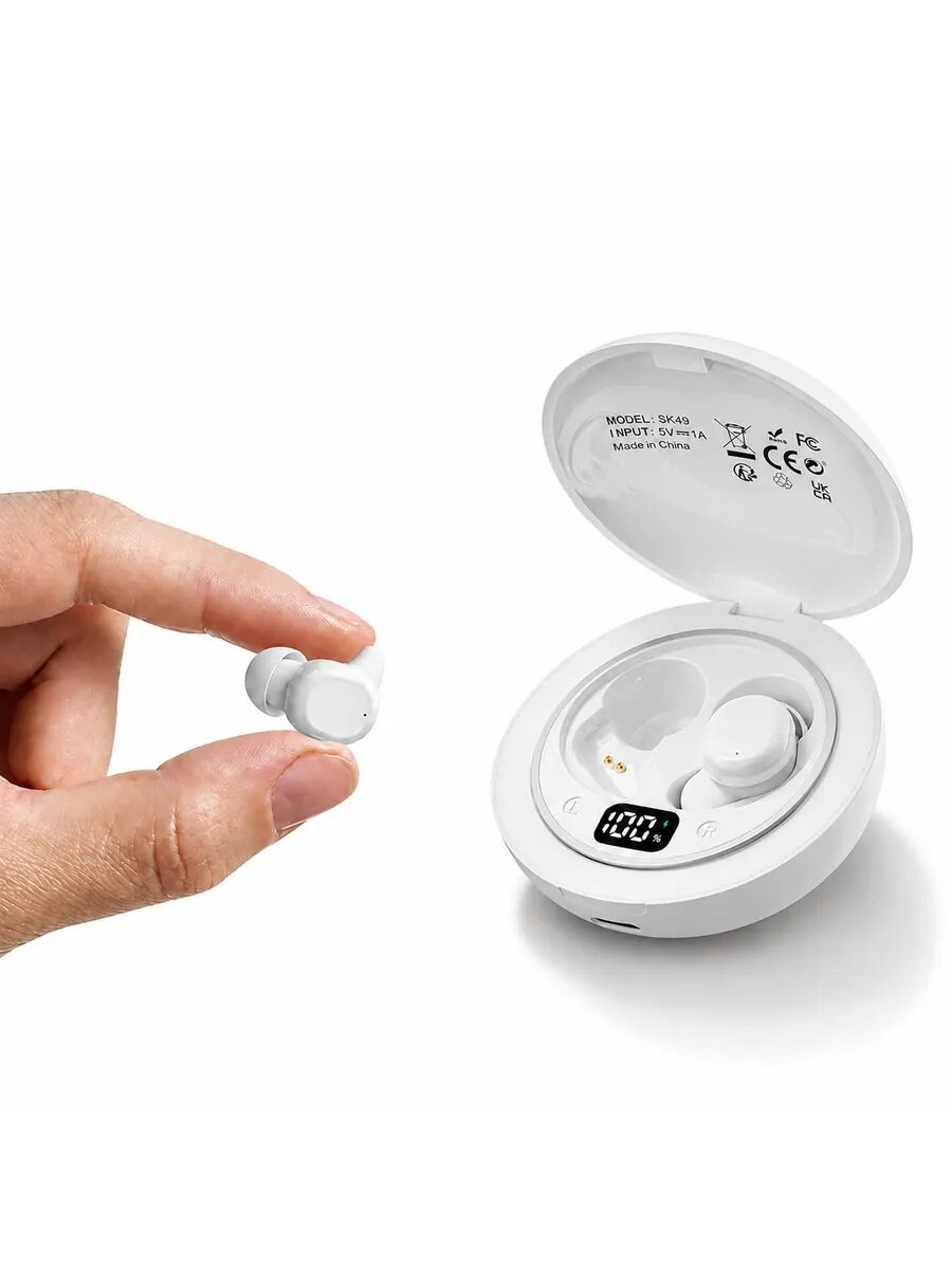 Миниатюрные беспроводные наушники для сна Bluetooth 6.0