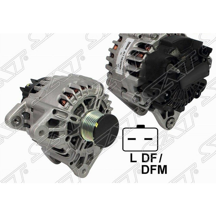 Генератор Renault Duster 10-21 / Kaptur 16-20 (H4B/H5F 12V 120A аналог VALEO) от официального дистрибьютора, SAT, артикул ST231007562RN