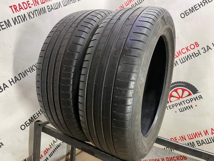 Комплект (2 шт) летних БУ шин Pirelli P Zero 225/50 R18 30% износ RunFlat