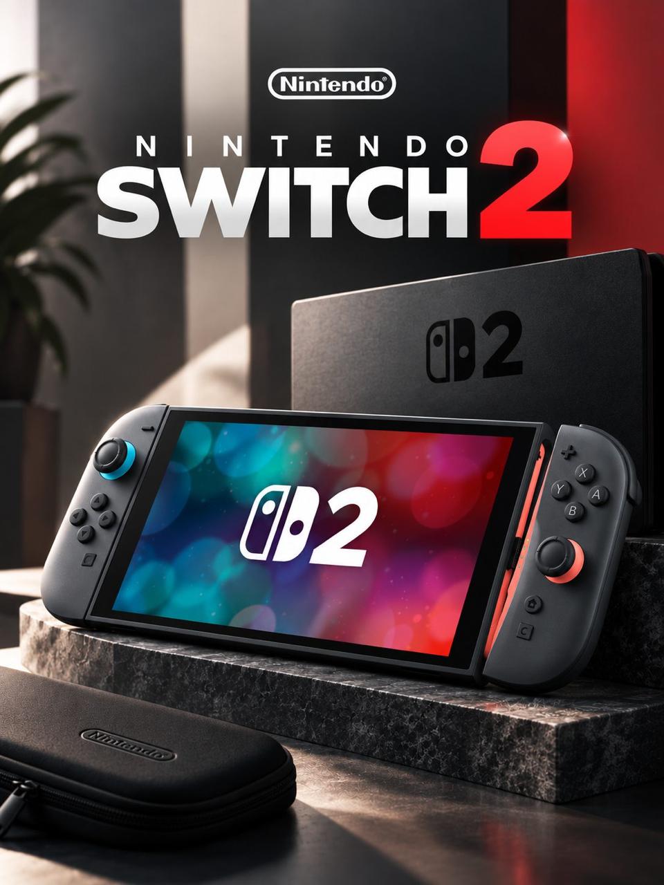 Портативная игровая консоль Nintendo Switch 2, 256 ГБ, Black | «Черный» 4К (2025)