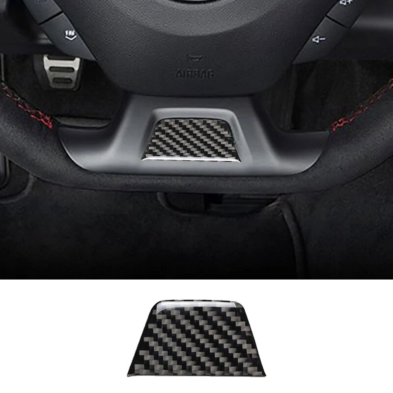 Наклейка на панель Chevrolet Camaro 2016-2023, карбон, C, black