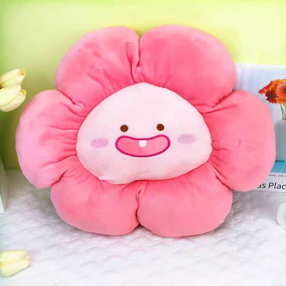 Подушка-сиденье Hello Kitty в виде цветка, розовая, мягкая, для стула