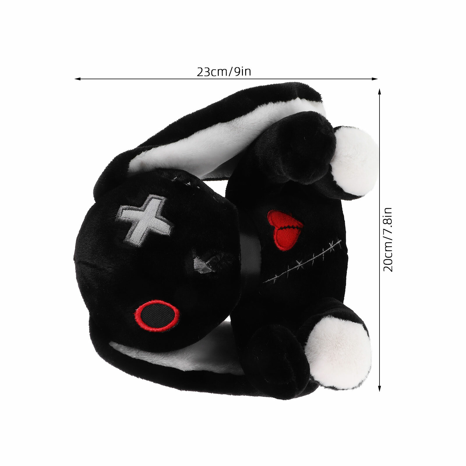 Игрушка В Forme Кролика Подушка Декоративная Фигурка Для Хэллоуина 34x23x10Cm