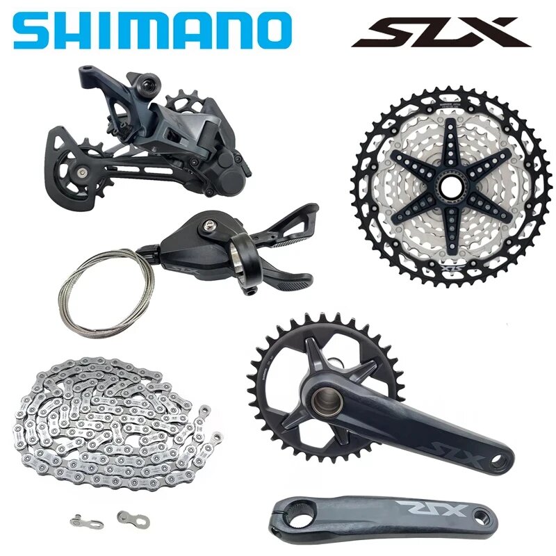 Задний Переключатель Скоростей SHIMANO Deore SLX M7100 1X12S Для Горного Велосипеда, 12-скоростной, CS 10-51T, CN 124L, FC-M7100