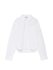 Рубашка ANINE BING Scott cropped shirt, размер 36, white