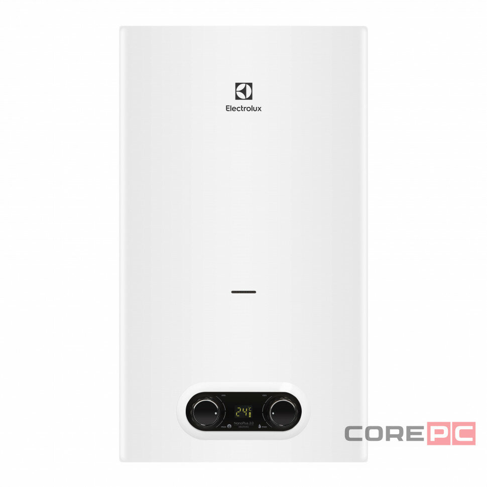 Колонка газовая Electrolux GWH 14 NanoPlus 2.0, белый, 19.6х40х65 см