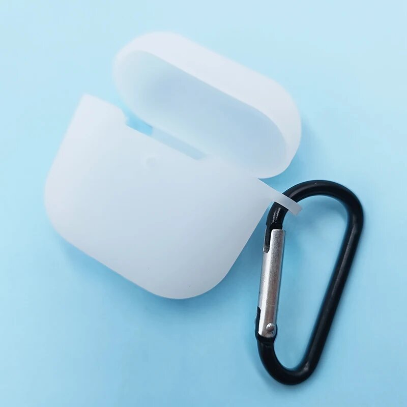 Силиконовый чехол для наушников Mini Pro 4 Голубой, Color 11-transparent