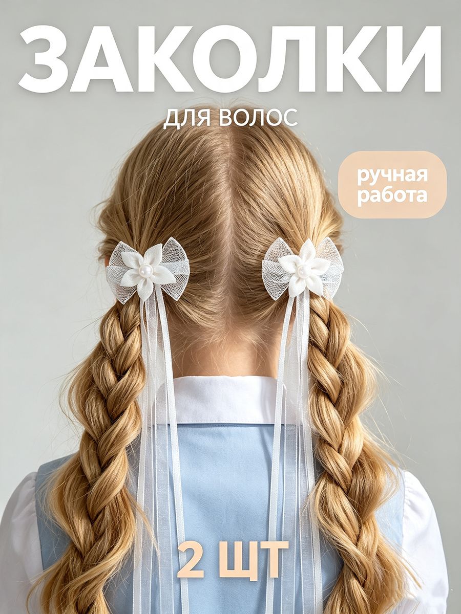 Бант для волос 2 шт.
