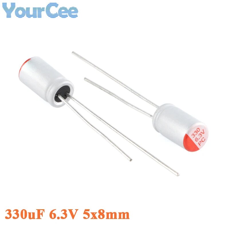 Электролитический конденсатор 330uF 6.3V 5x8mm 10шт