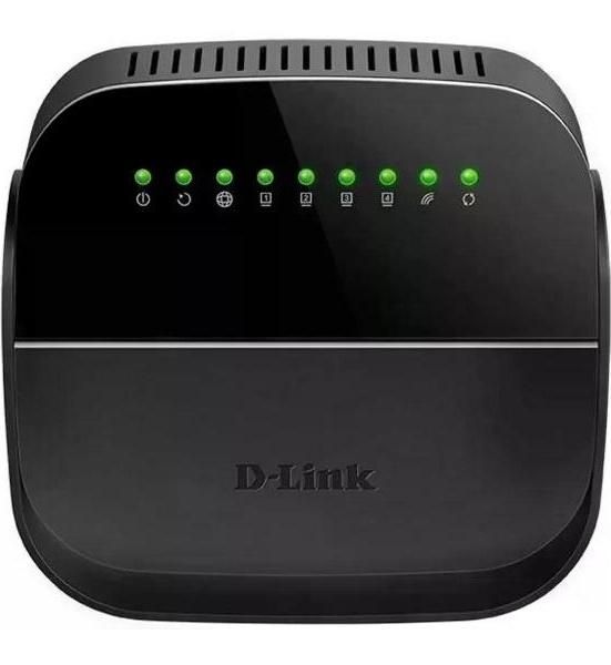 Роутер беспроводной DSL-2640U/R1A N150 ADSL2+/VDSL2 черный
