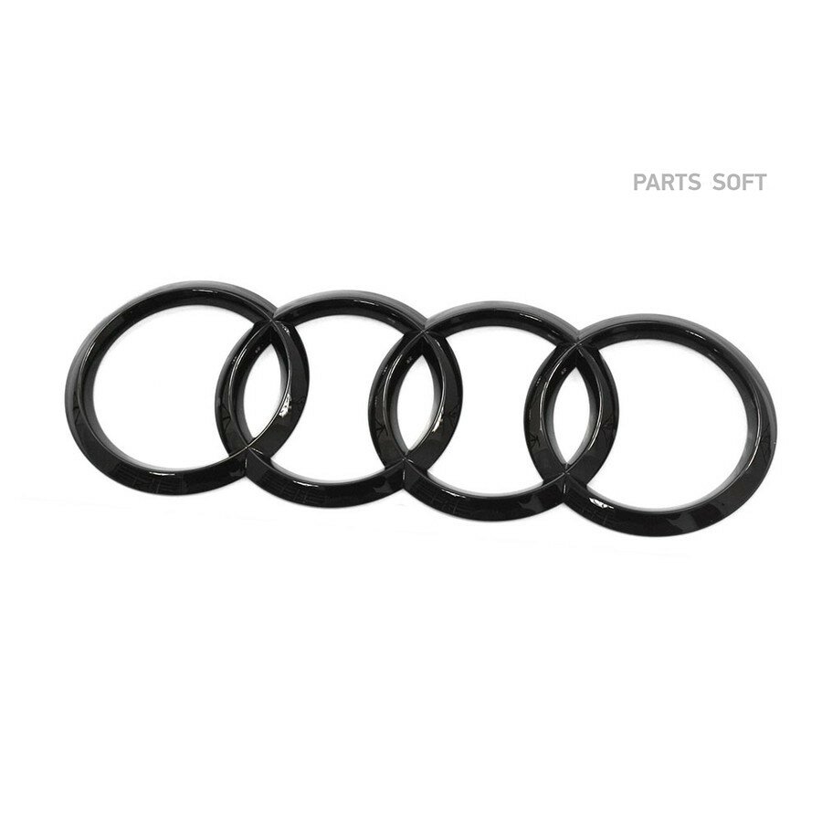 Эмблема AUDI чёрный блестящий от официального дистрибьютора, VAG, артикул 4M8853742AT94