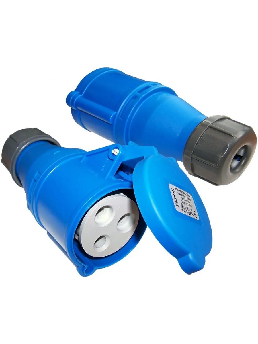 Розетка LAN-IEC-309-32A1P/F