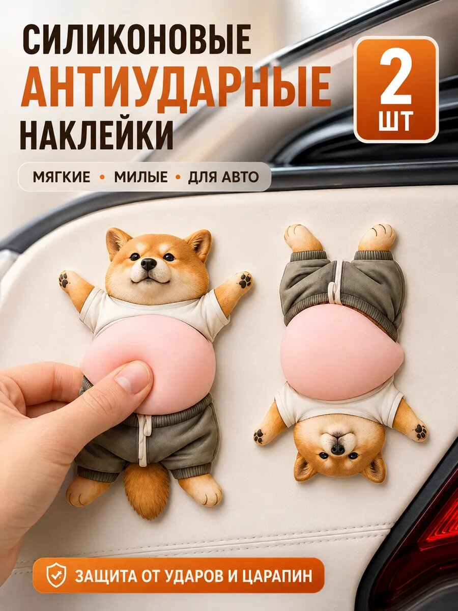Наклейка сквиш пухлики