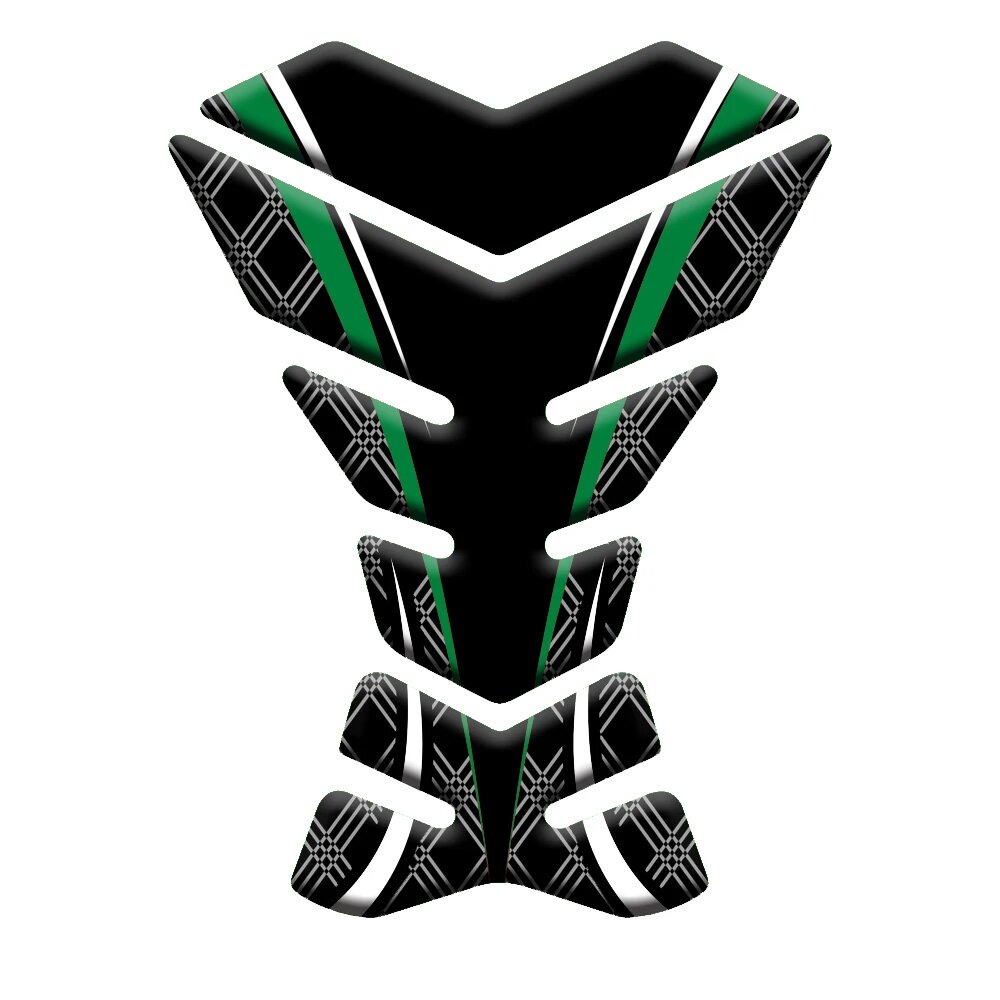 3D наклейка на мотоцикл для Kawasaki Z900 Versys Aprilia Ducati Benelli Honda CBR, Зеленый, 23 Green