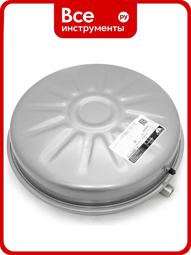 Расширительная емкость Zilmet OEM-PRO 12 л, d=387 мм, h=140 мм, 3 Бара, 3/4", -10 +99С, (Италия) 13B6001200