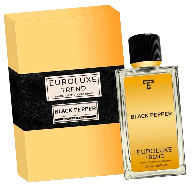 Euroluxe Trend Black Pepper туалетная вода для мужчин 100 мл - Евролюкс Тренд