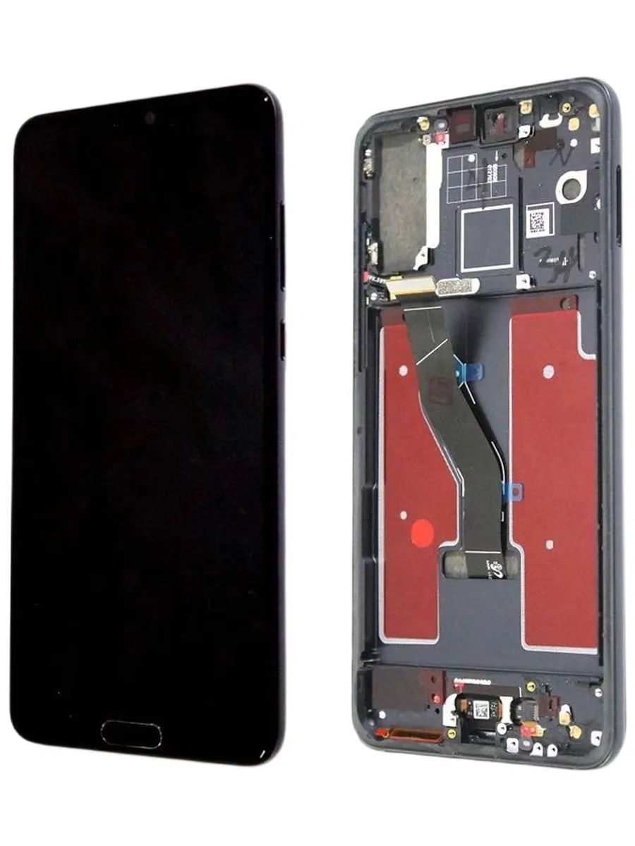 Дисплей для Huawei P20 Pro (CLT-L29) в рамке Oled (Черный) + набор инструментов