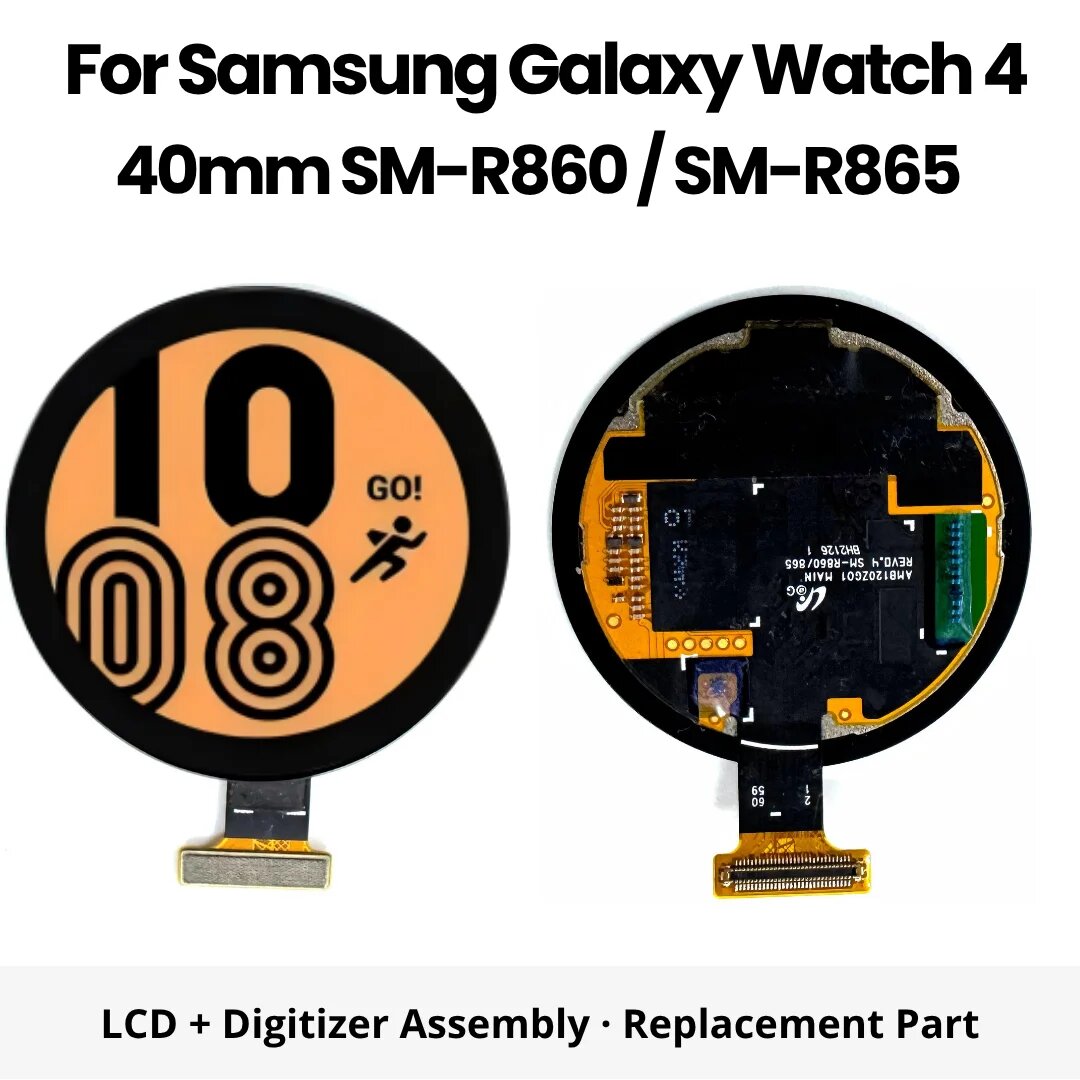 Для Samsung Galaxy Watch 4 SM-R860 SM-865 40 мм: Сменный ЖК-дисплей с сенсорным экраном (дигитайзер)