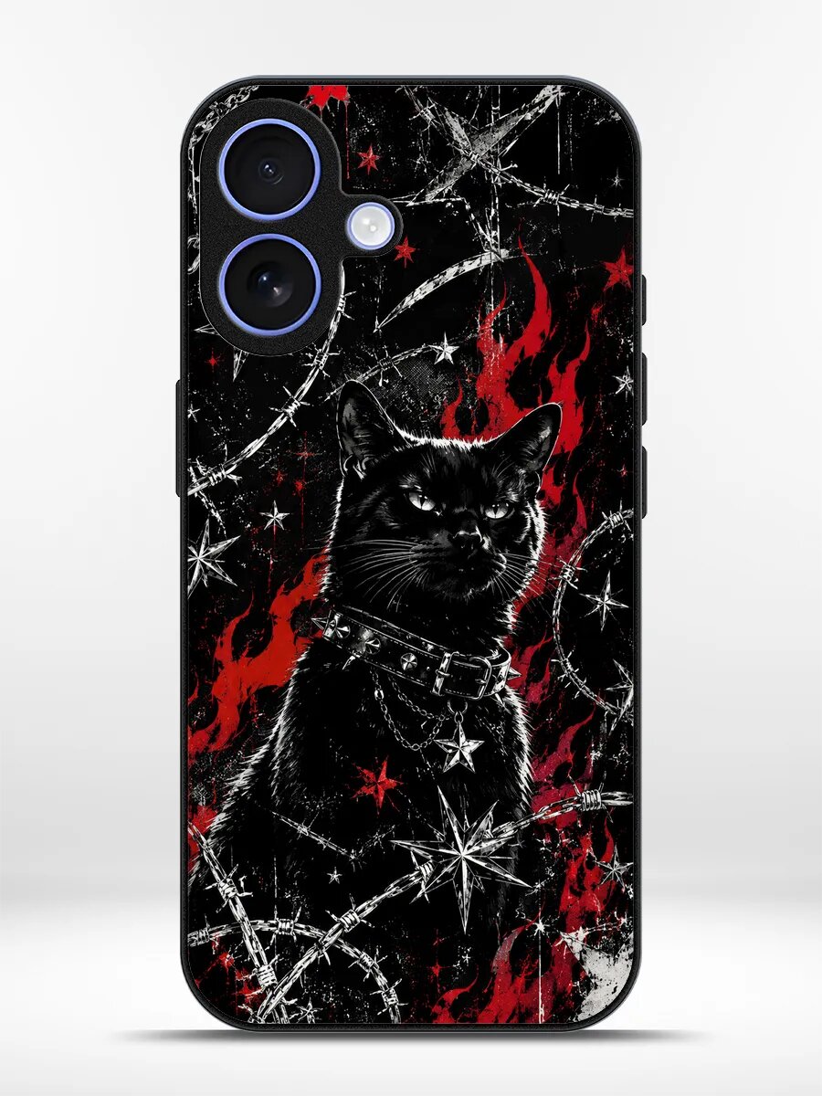 Чехол на iPhone 16 Plus Котяра