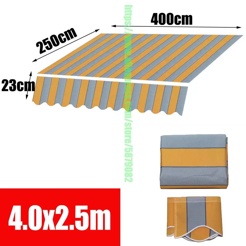 Tewango солнцезащитный навес 12x10 ft 10x8 ft желто-серый