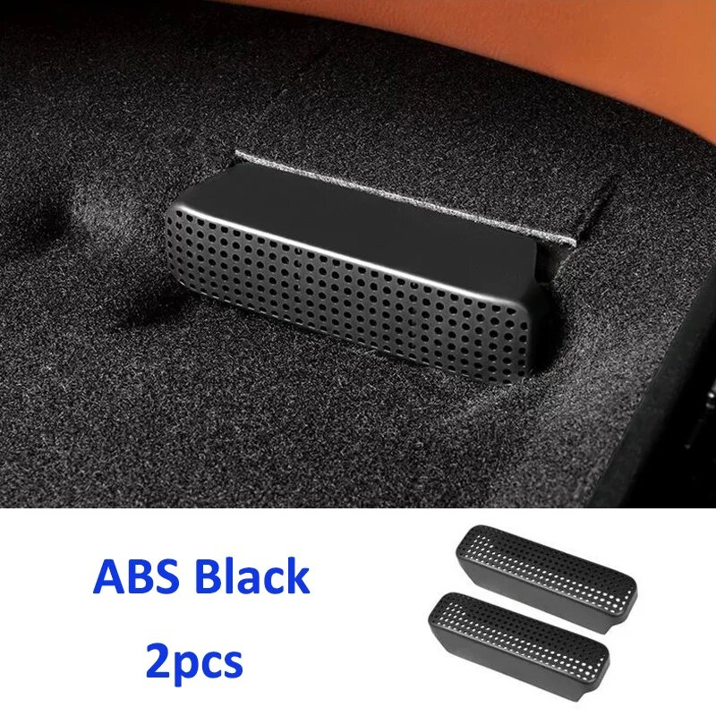 Вентиляционные решетки сидений ABS Black 2 шт