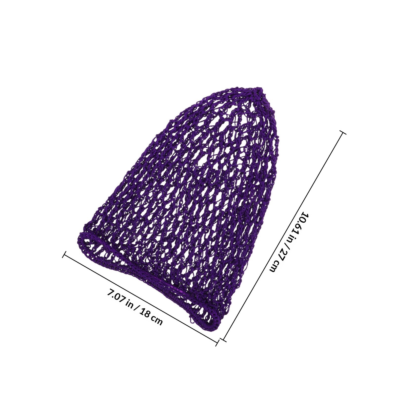 Сетка Для Волос Из МESH Crochet Для Женщин Фиолетовый 27.00X18.00X0.10Cm
