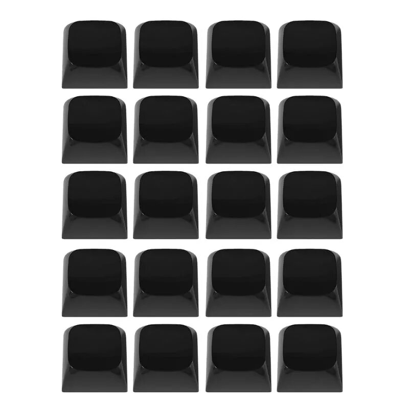 (20шт) XDA High Jade Jelly Keycap-Черный