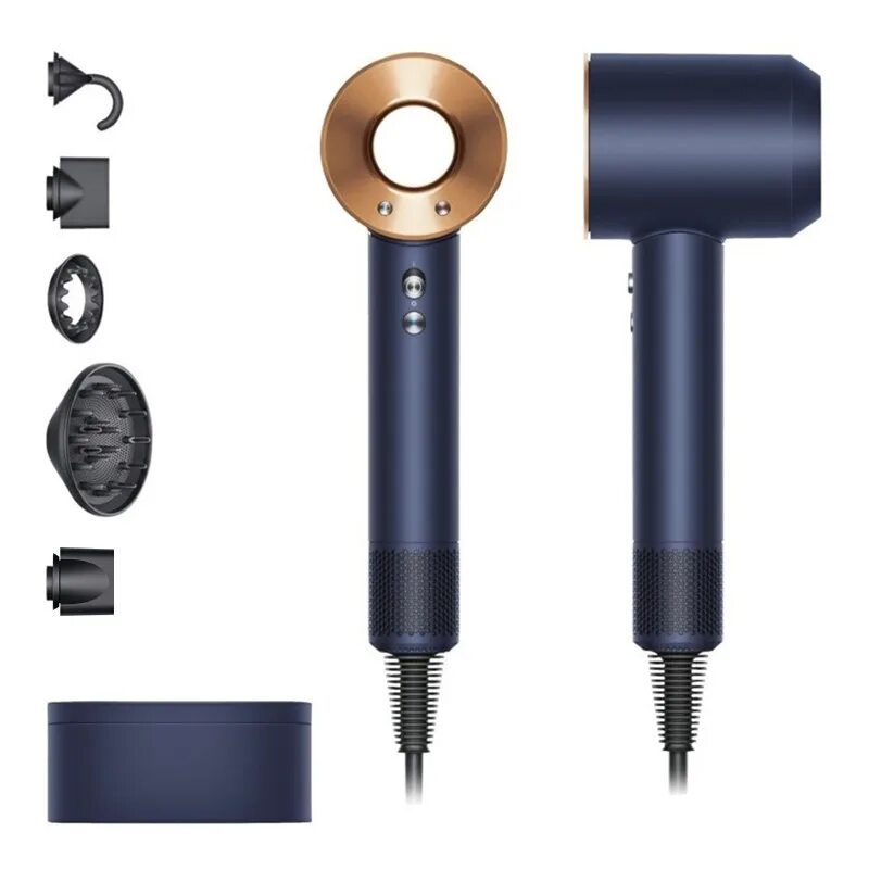 Фен Dyson Supersonic HD07 (Синий Медный)