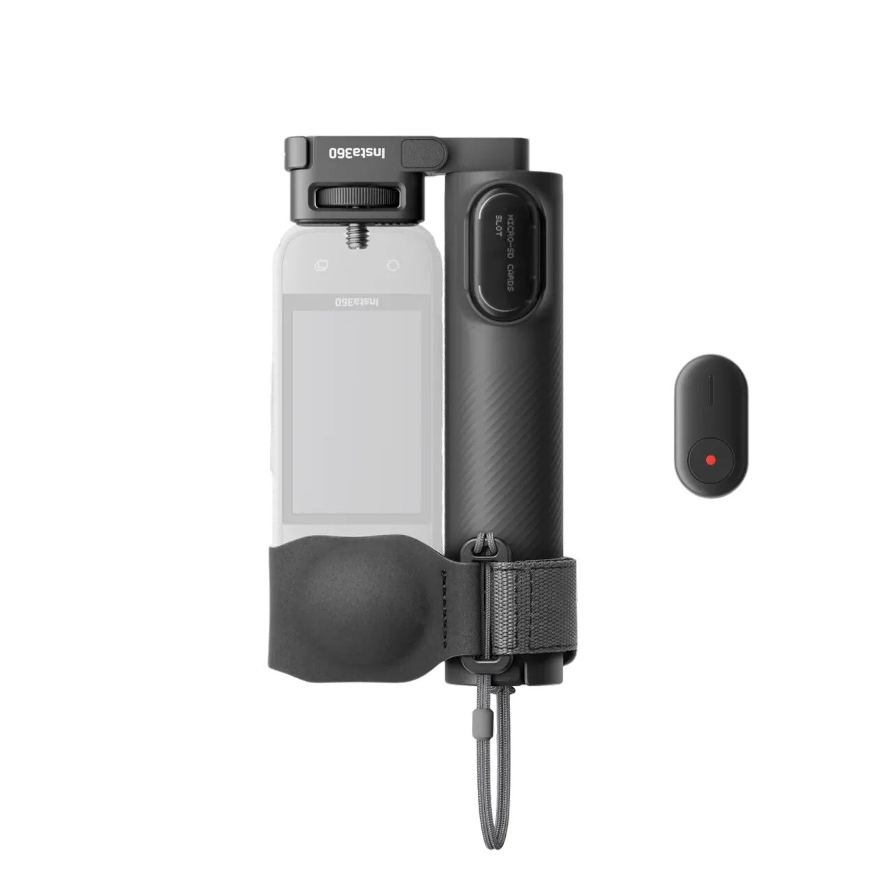 Складной штатив-селфи-стик BSIDE для Insta360 X5, X4, X4 Air, X3 черный цвет, Черный