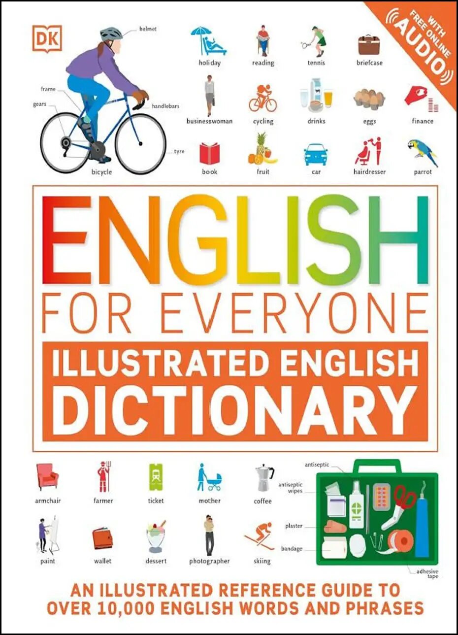 English for Everyone Illustrated English Dictionary DK Vocabulary Learning Paperback Book