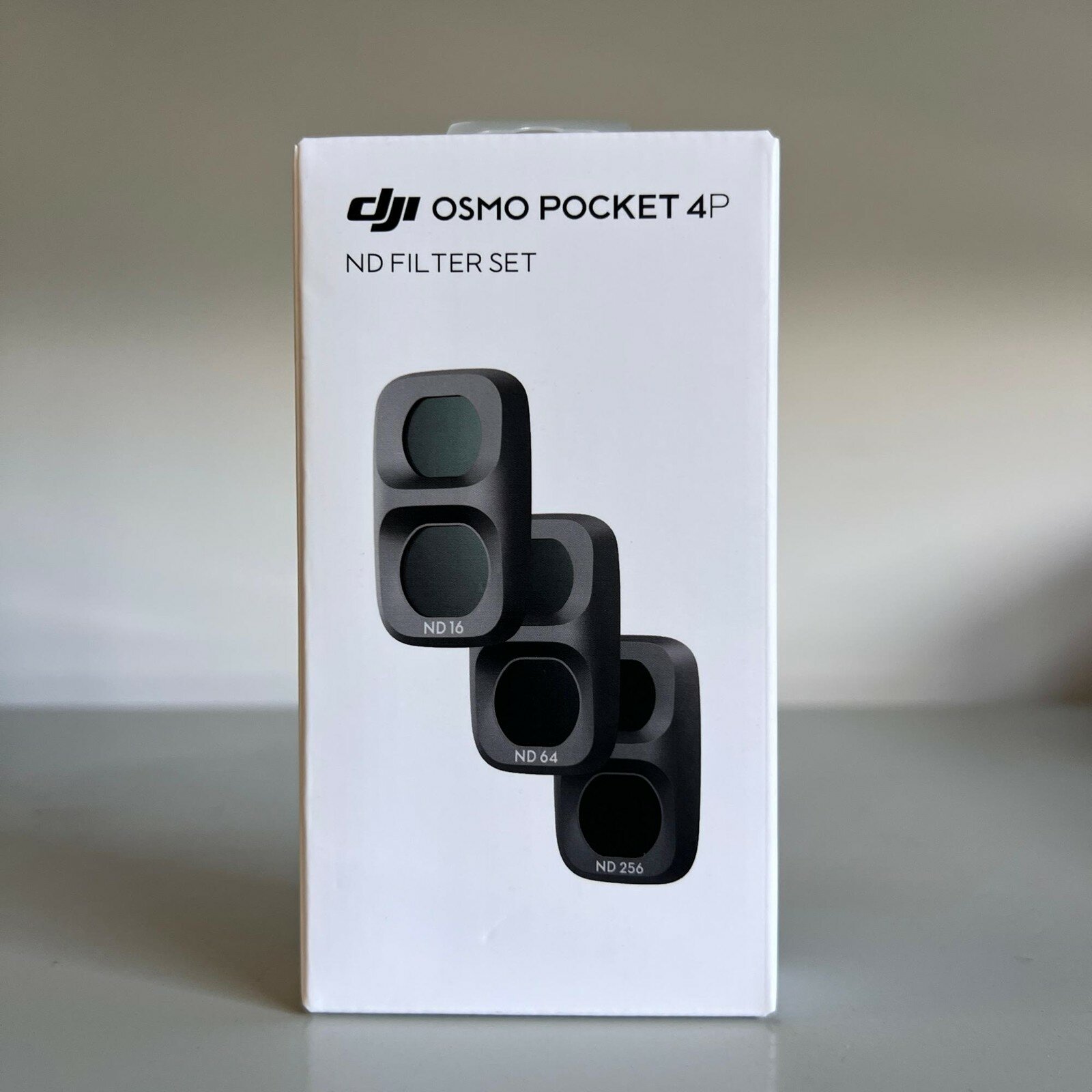 Комплект ND-фильтров DJI Osmo Pocket 4P（Pocket 4 Pro）ND16 / ND64 / ND256 (черный)