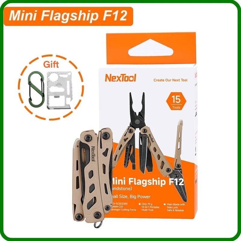 NexTool F12 Khaki, 15 в 1 многофункциональный инструмент