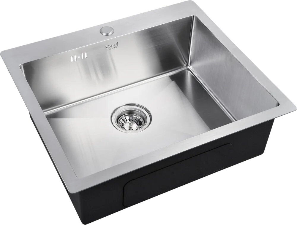 Мойка кухонная Zorg Inox R 5951 металлическая, 59x51, прямоугольная, мойка для кухни, врезная, под столешницу