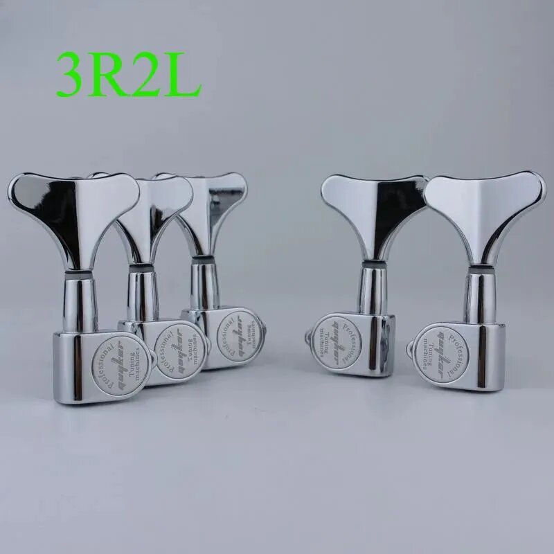 Герметичные колки для бас-гитар GUYKER с хромированными колками