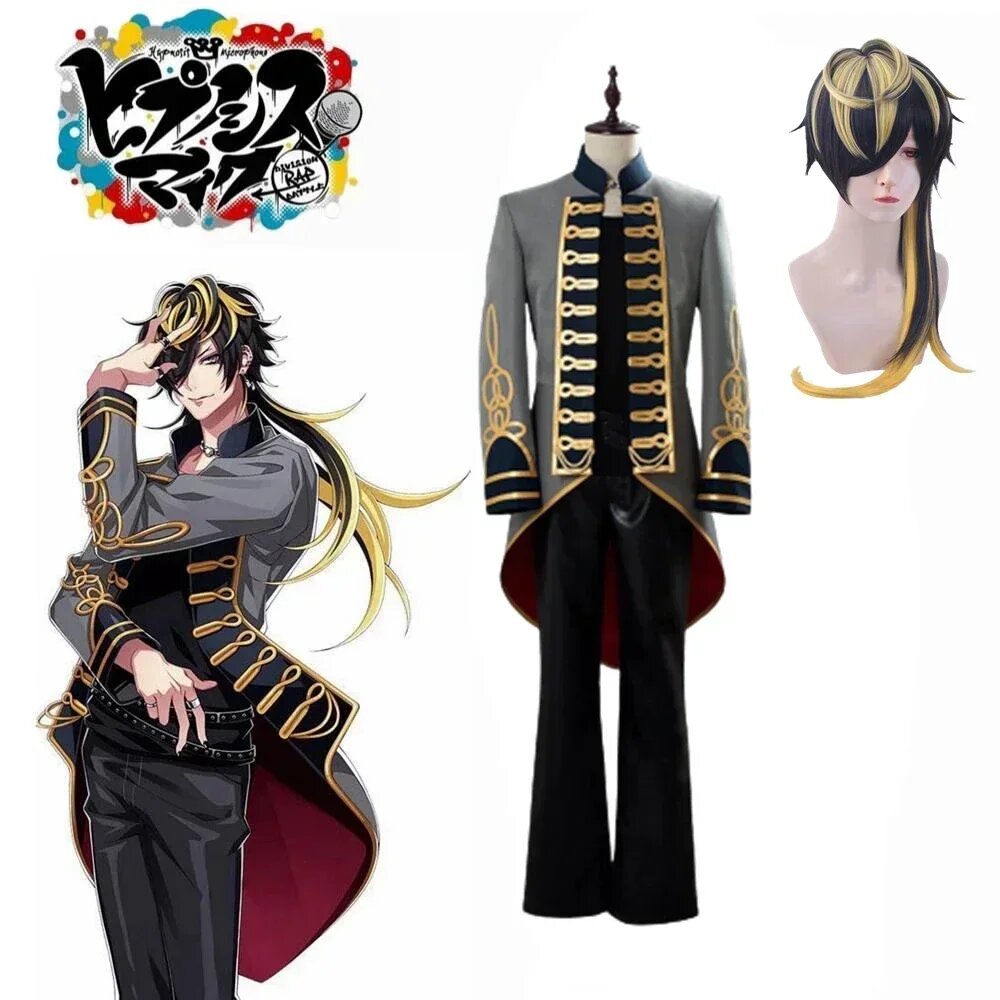 Косплей костюм Division Rap Battle Jyushi Aimono/14th Moon XXXL, Costume Wig