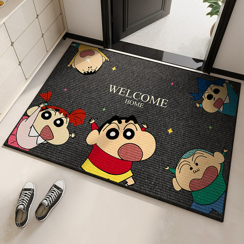 Коврик для входа Crayon Shin-chan из диатомита, Big Mouth Shin, Нескользящий коврик в прихожую, 40см