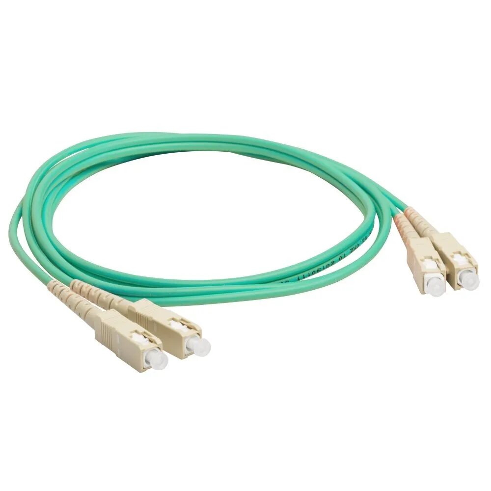 Кабель Патч-корд Lanmaster LAN-2SC-2SC/OM3-2.0 2x50/125 OM3 SC дуплекс-SC дуплекс 2м LSZH оранжевый