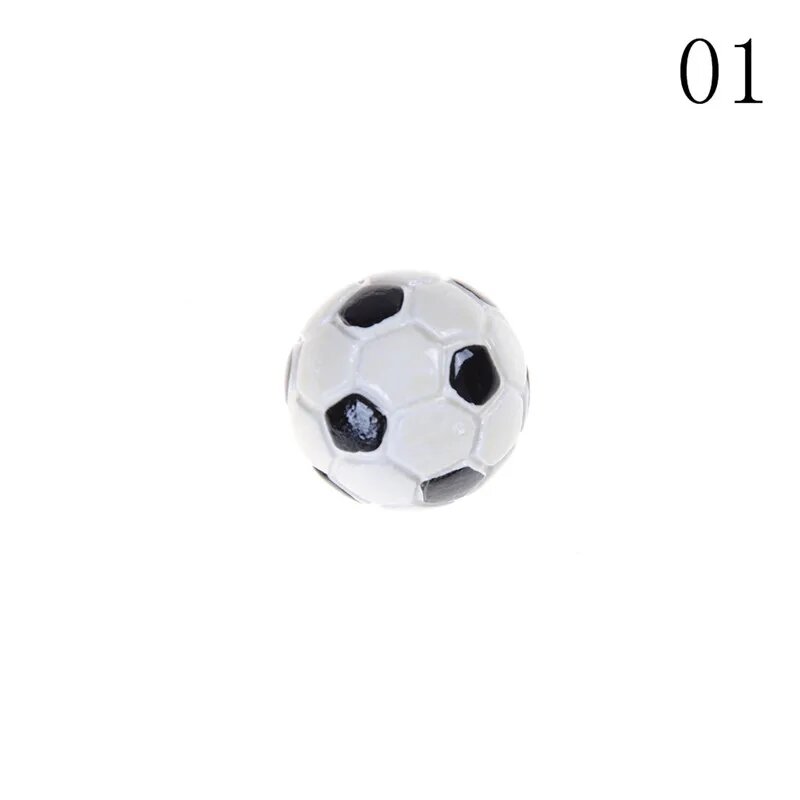 Миниатюрные спортивные мячи для кукольного домика 1:6/1:12 Football 0