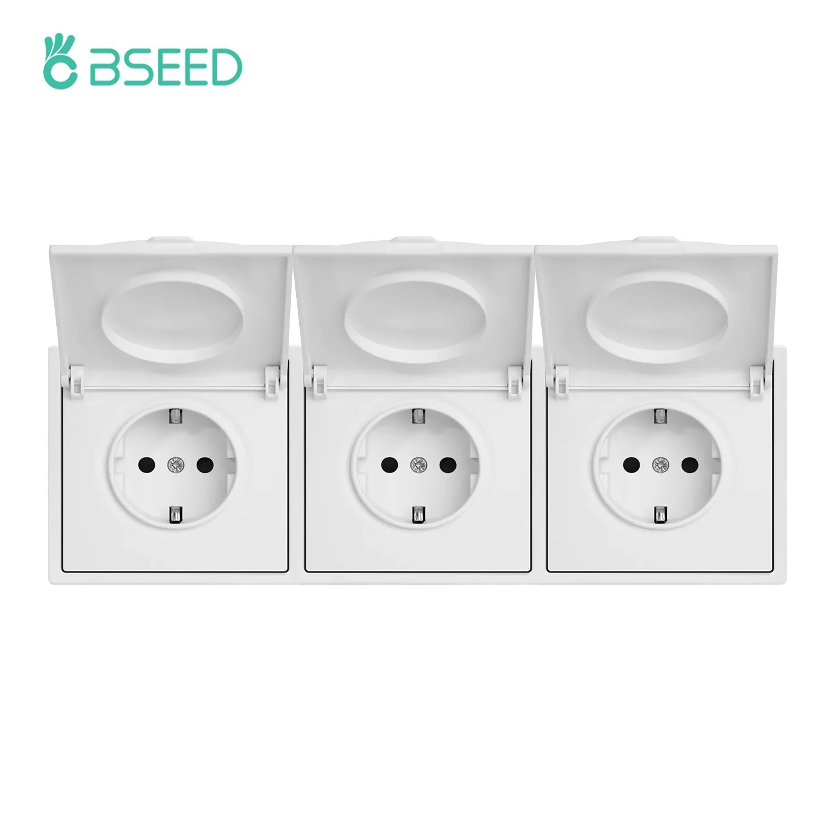 Розетка BSEED Triple Socket White, Белый