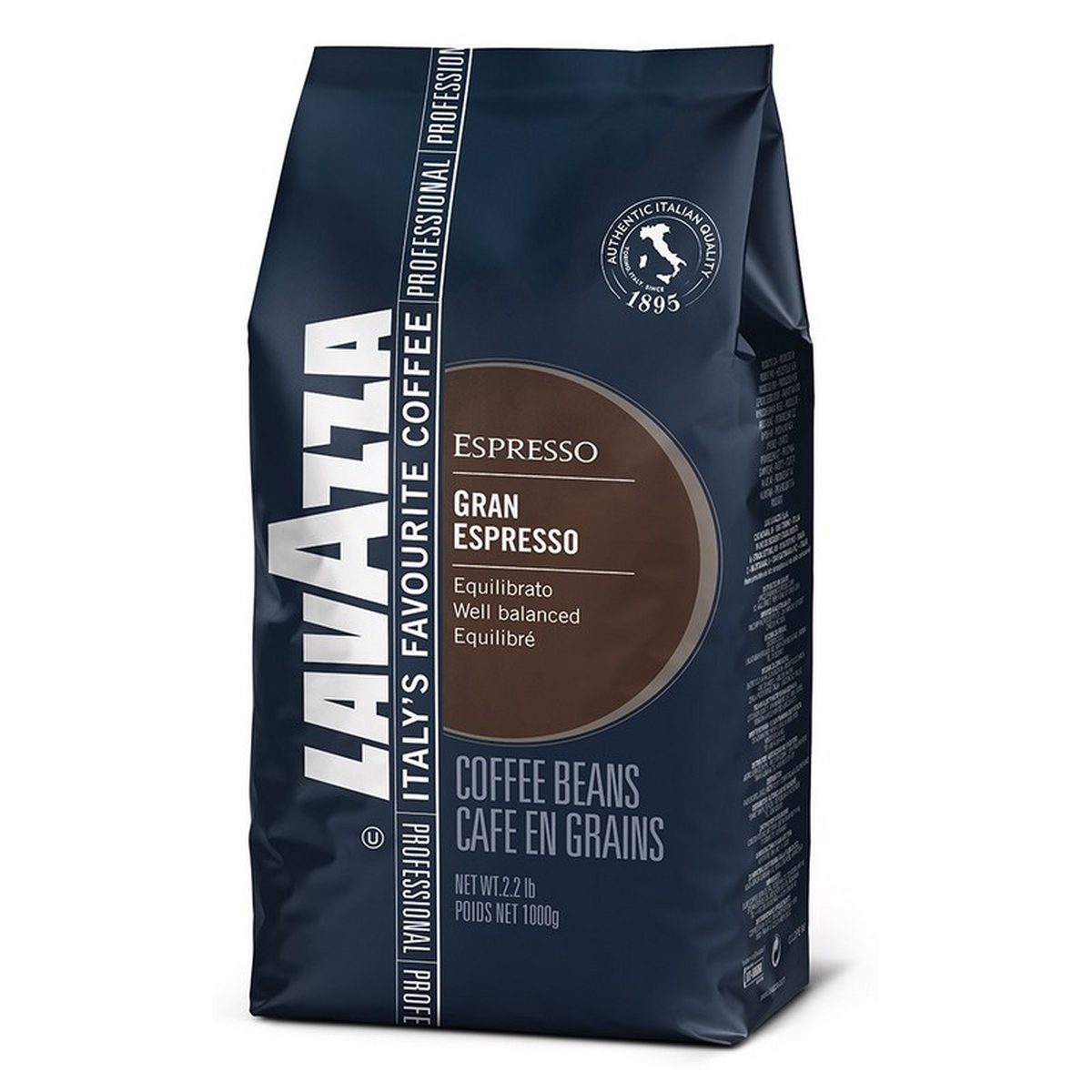 Кофе в зернах Lavazza Grand Espresso 1кг, 1шт.