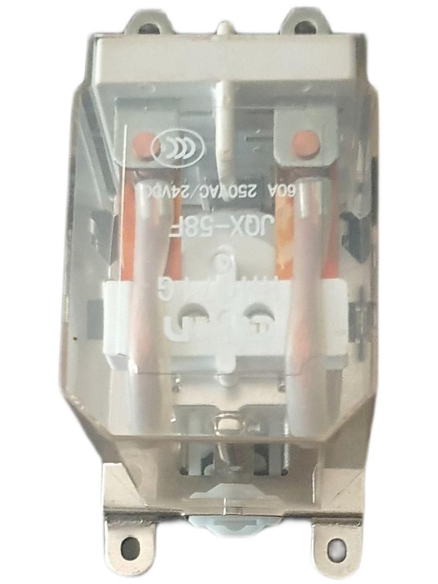 Реле силовое JQX 58F/60A 250VAC/24DC, CLION