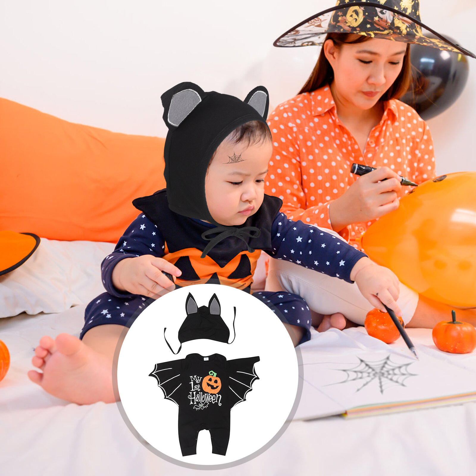 Костюм Для Девочки С Крыльями С Trevor 1 Шт Halloween 63.00X54.00X0.50Cm
