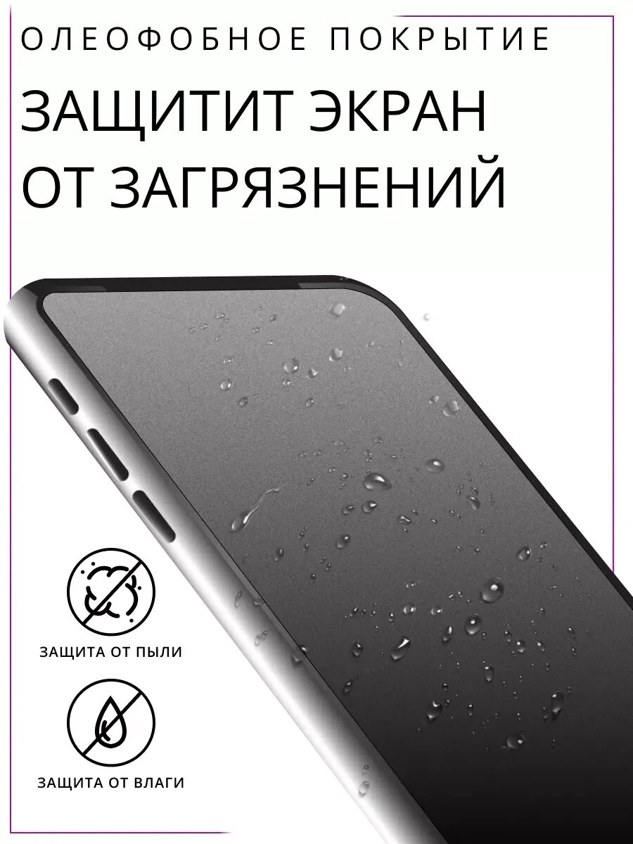 Матовое стекло для Tecno Spark 20 Pro / Защитное стекло на Техно Спарк 20 Про