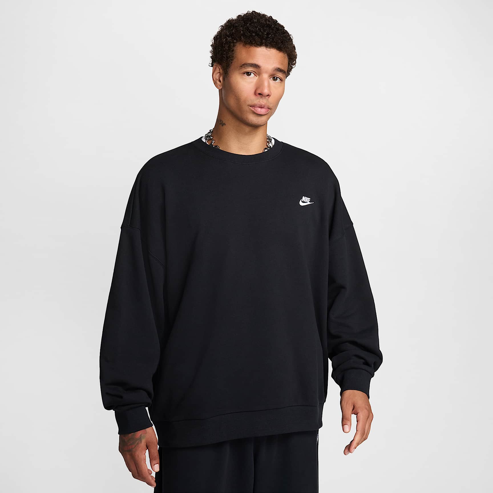 Свитшот NIKE Club Fleece Oversized French Terry Crew