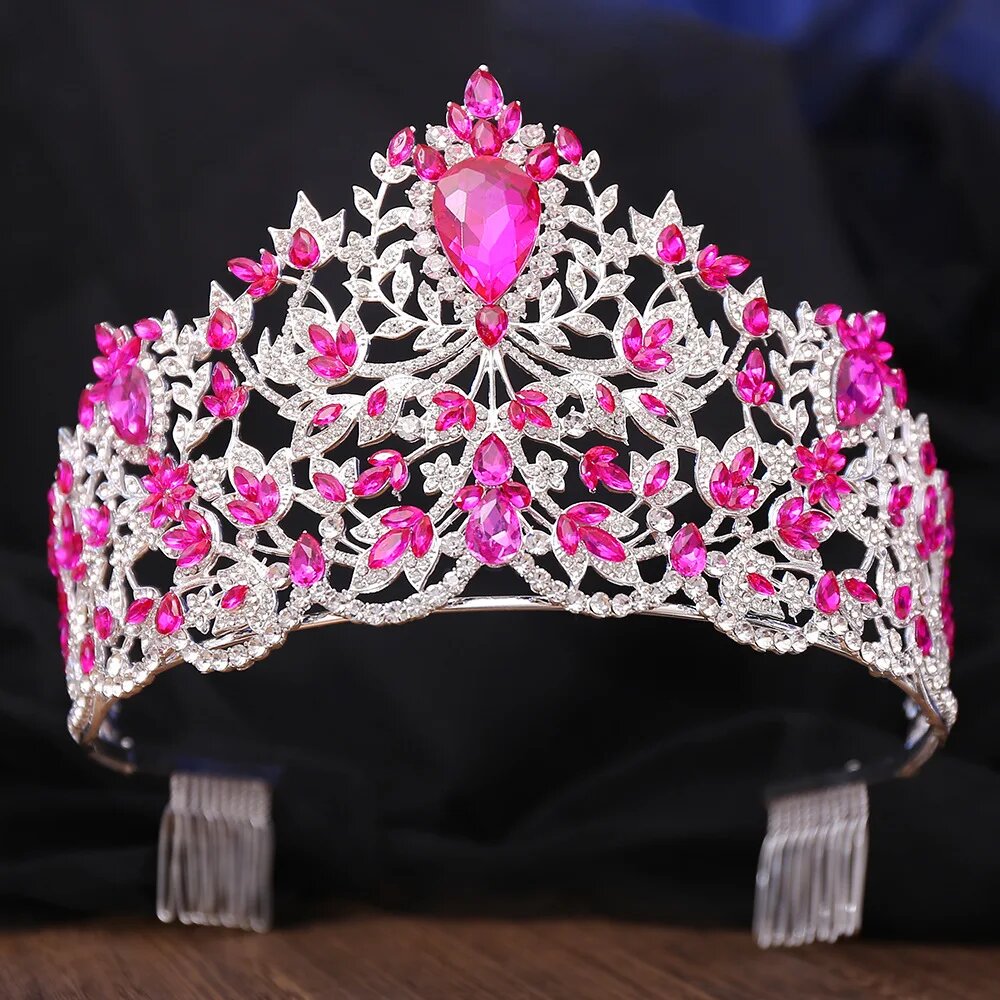 Диадема George Black Розовый, Silver Rose