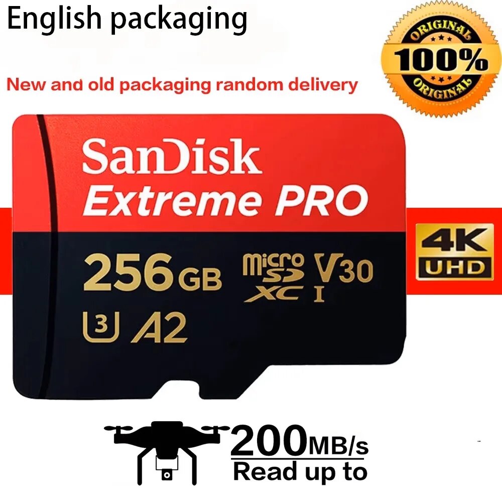 SanDisk Extreme Pro 256GB microSDXC UHS-I V30 A2
