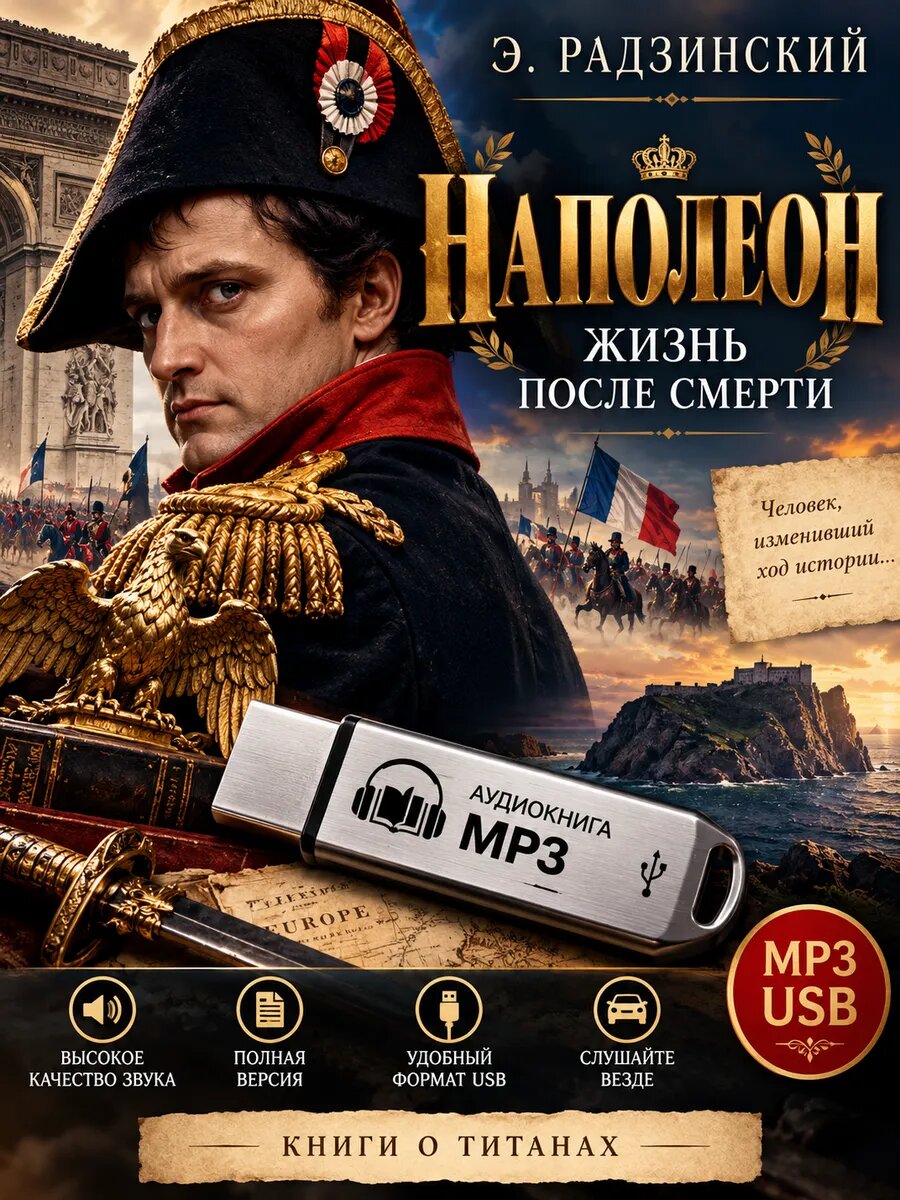Наполеон. Жизнь после смерти — Э. Радзинский (MP3-USB)